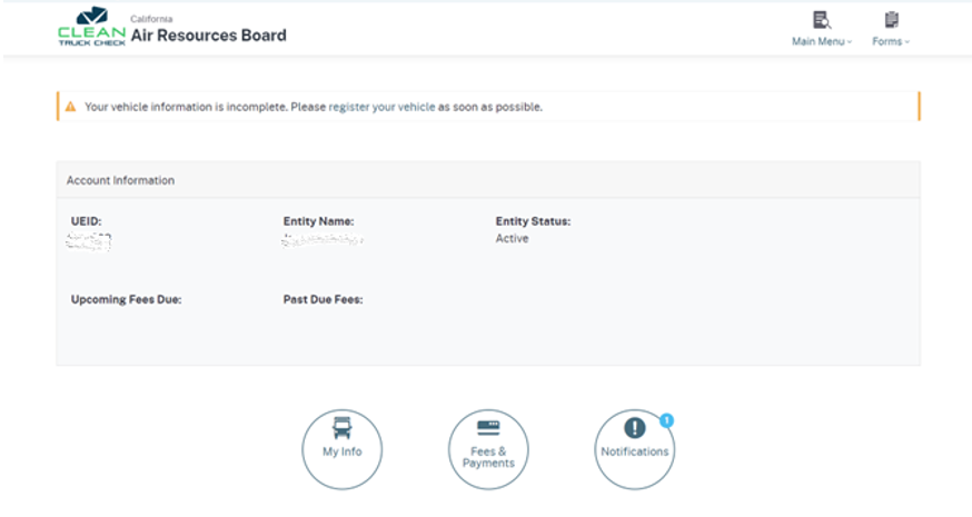 Clean Truck Check-Vehicle Inspection System (CTC-VIS) Online User Guide ...